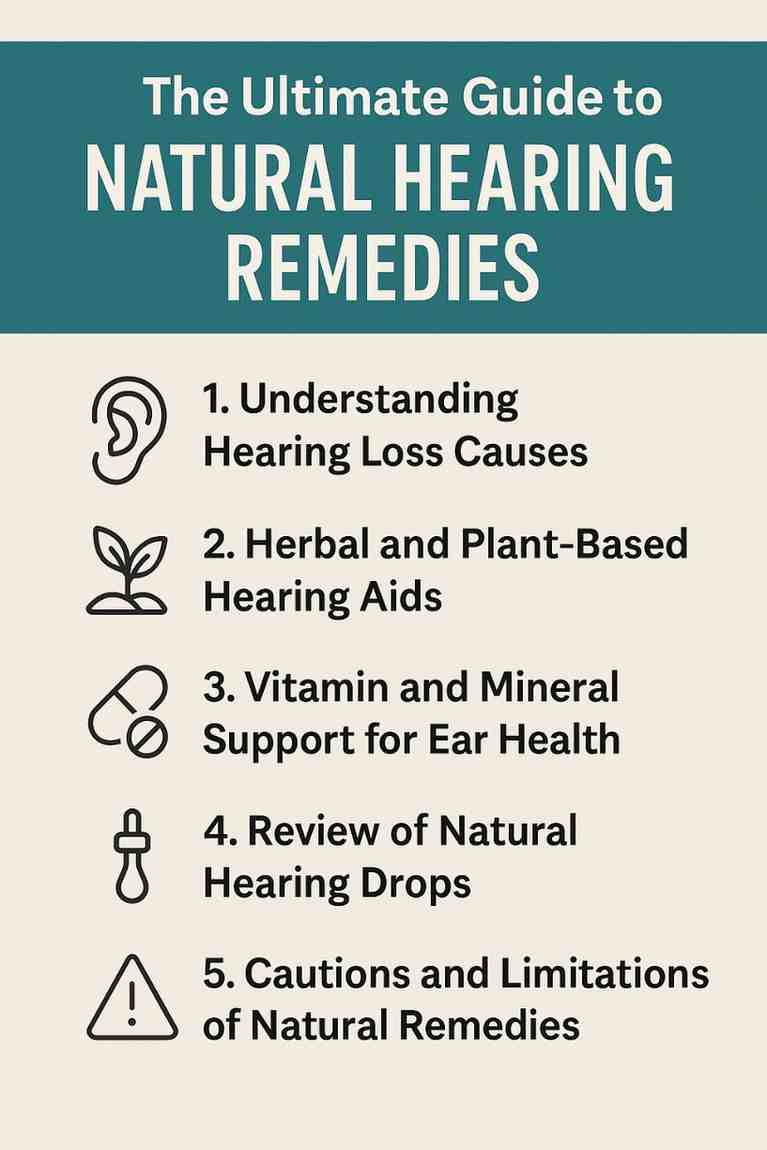 The Ultimate Guide to Natural Hearing Remedies